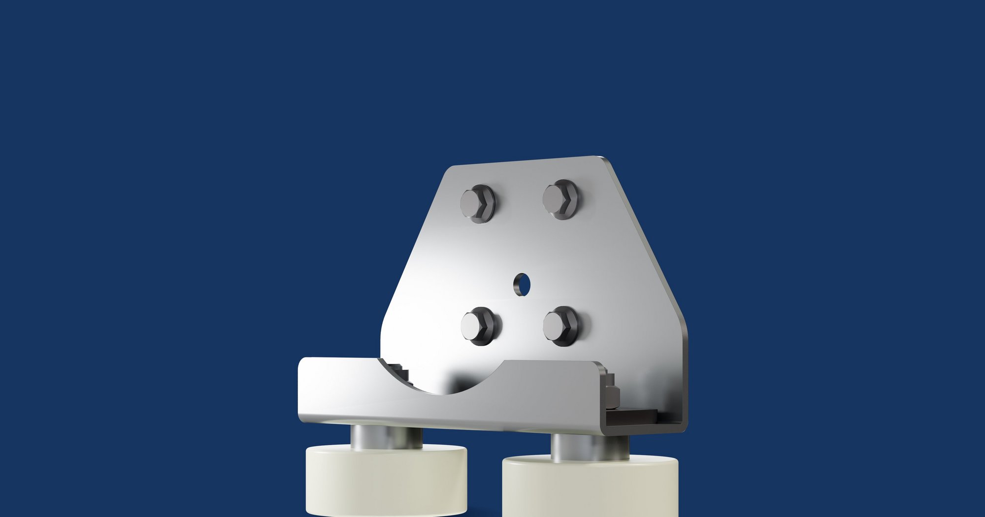 Horizontal roller guide for crane wheels ø290 and ø285 Vulkollan or ...