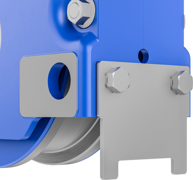 RAIL SWEEPER FOR WHEEL BLOCK RB 160 - 500