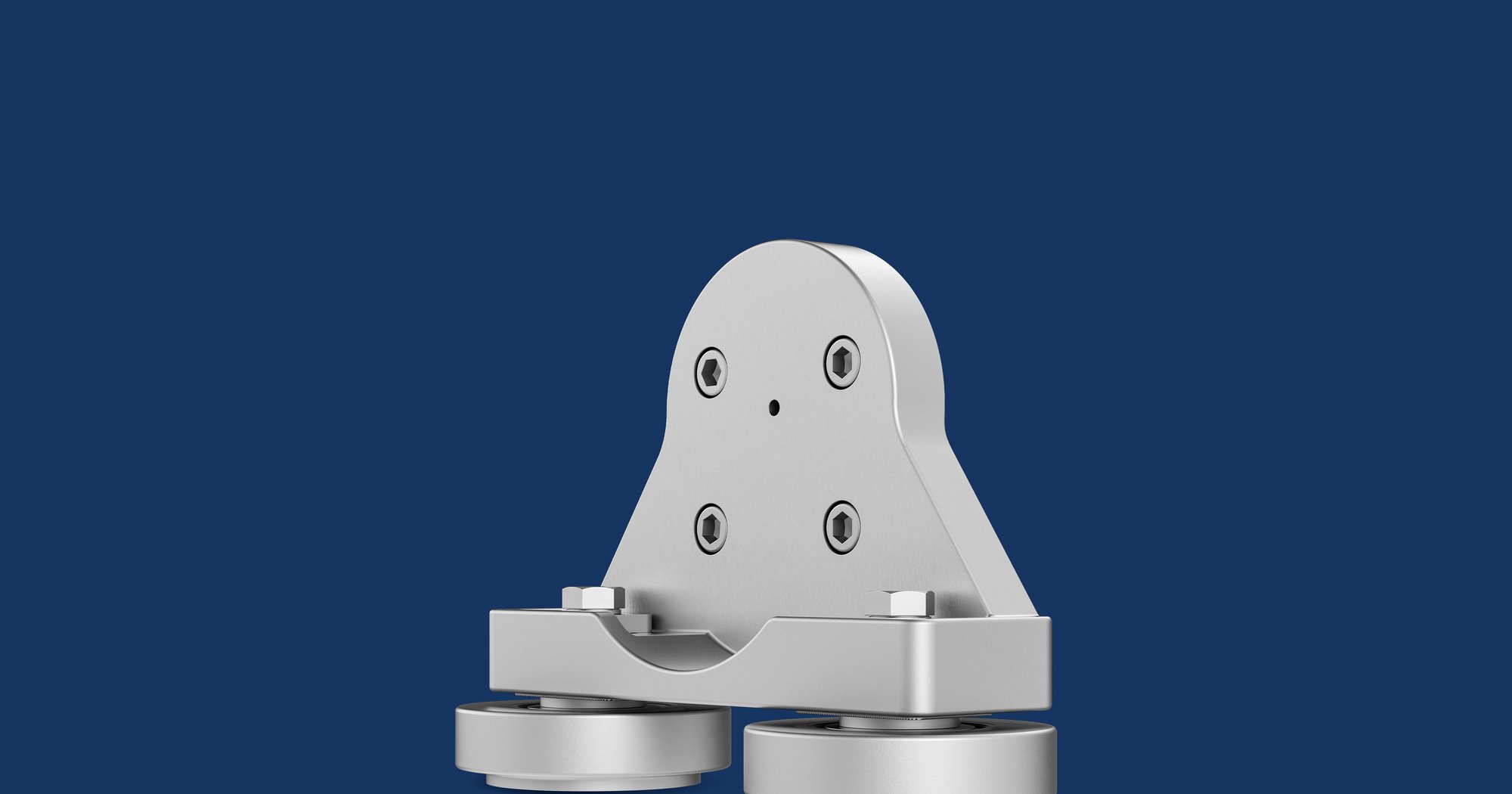 Horizontal roller guide for crane wheels ø400 (Form 1-5)